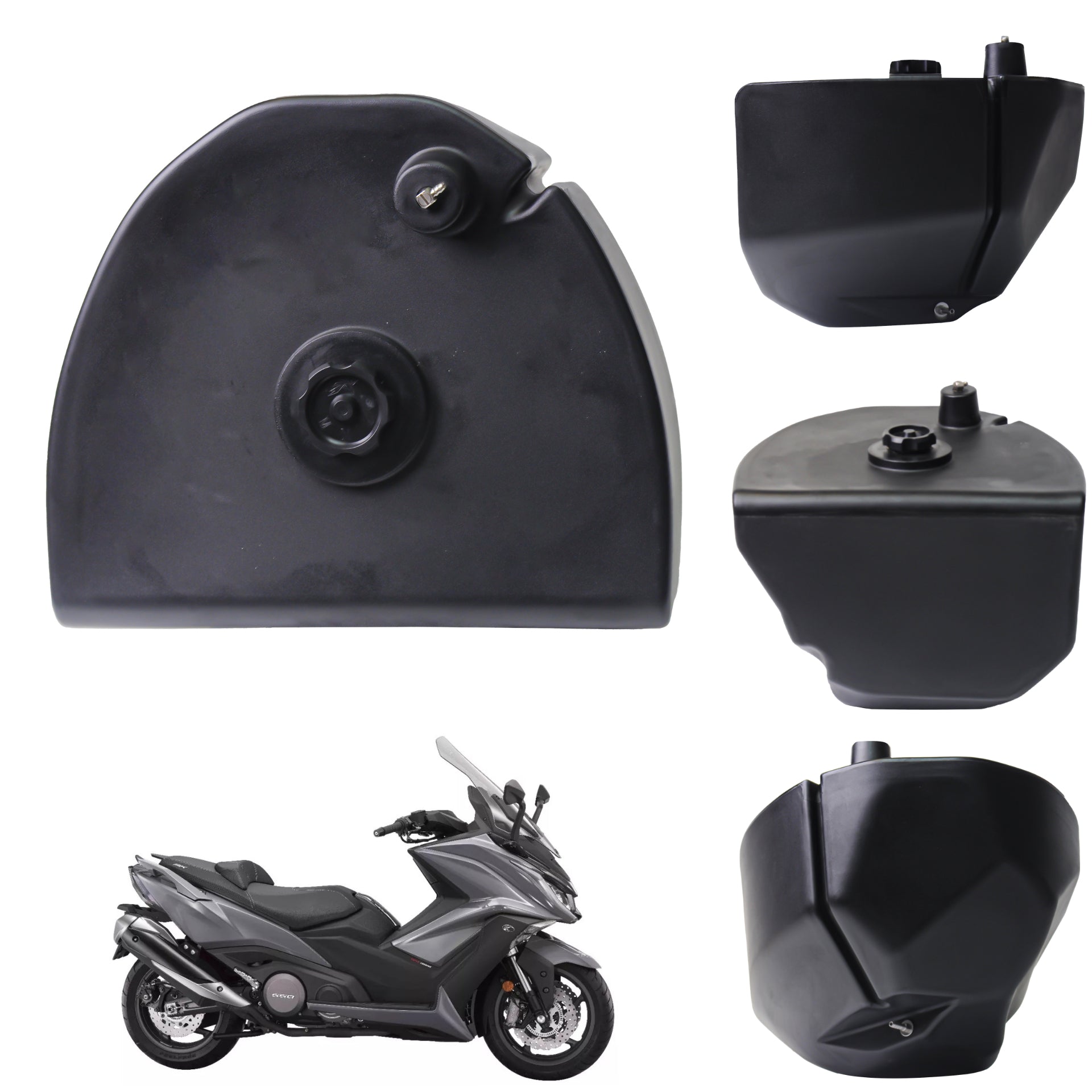 KYMCO Motorcycle Auxiliary Fuel Tank Made of PE Material for AK550 (12 ...
